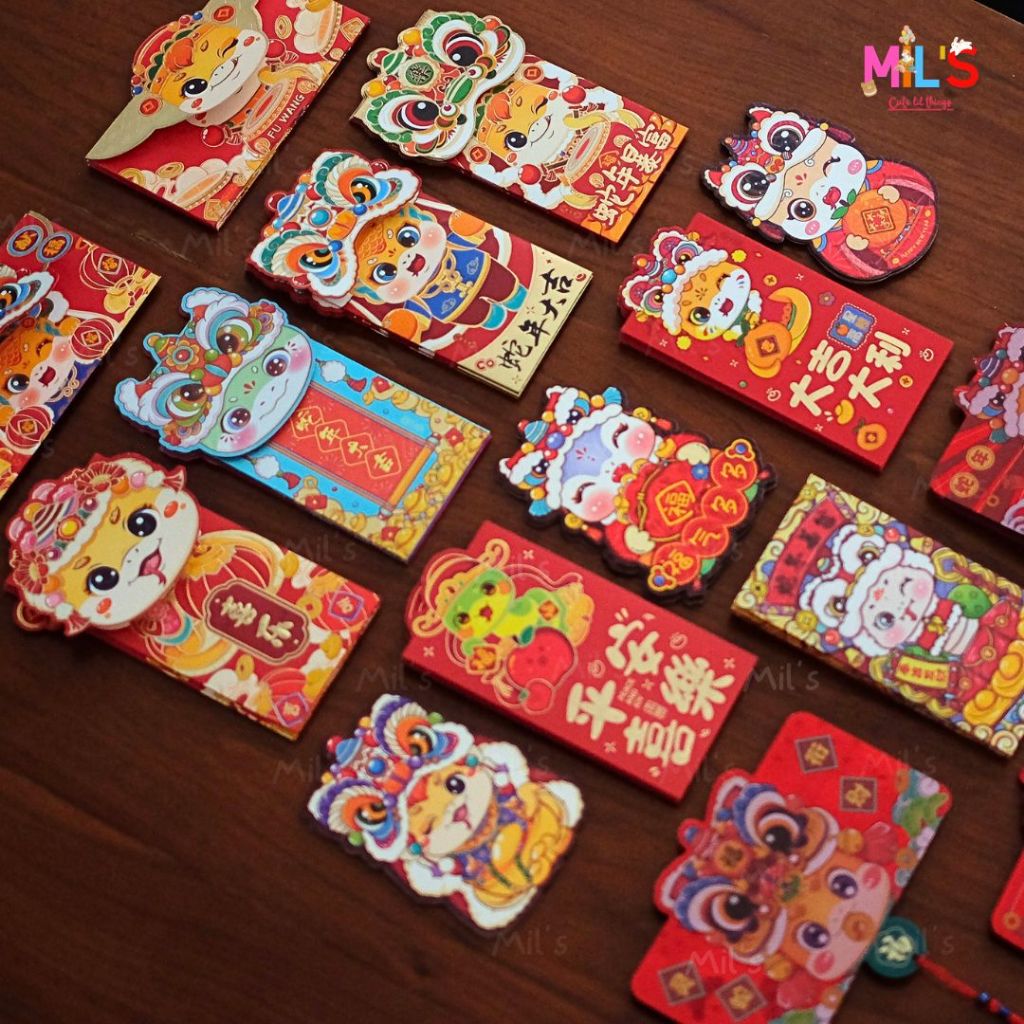 Jual [ CUTE MIL'S ] ANGPAO IMLEK 2025 ULAR PREMIUM ANGPAU CNY ANGPAO ...