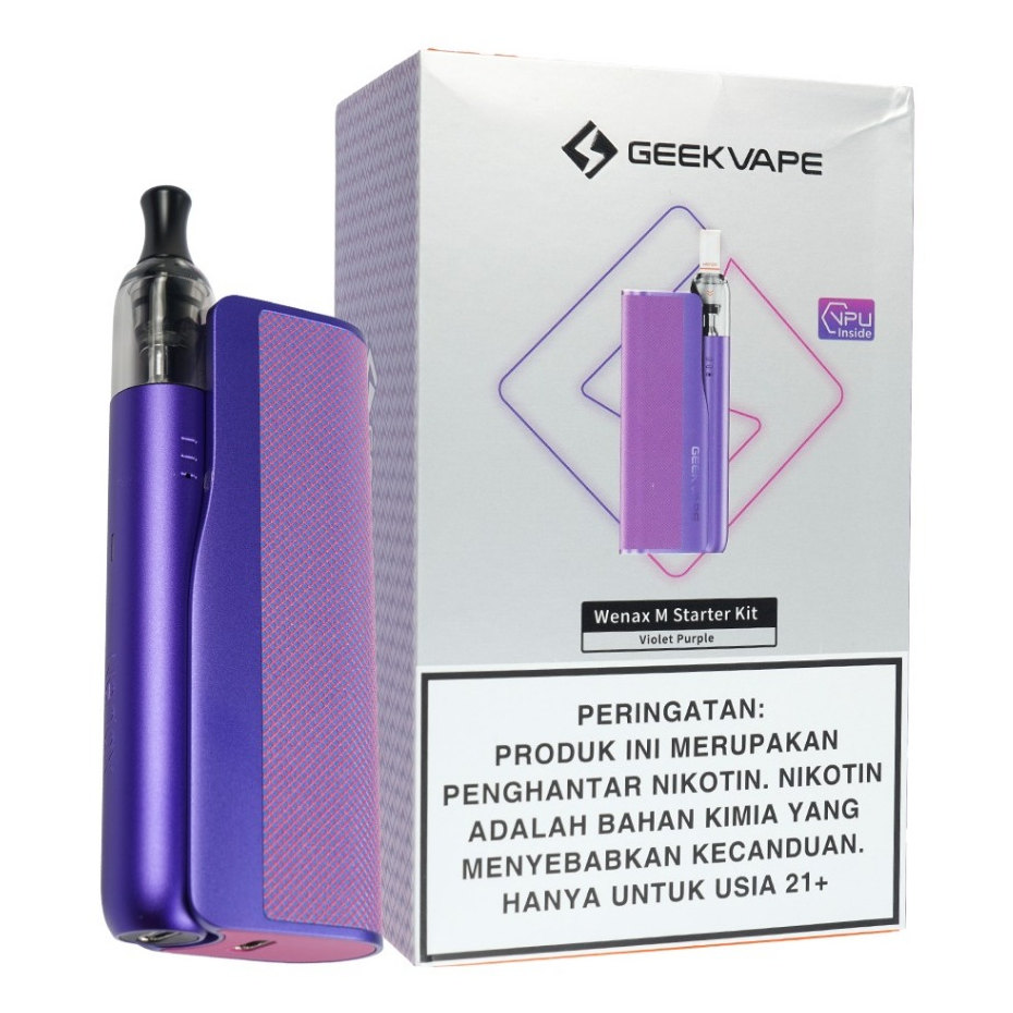 Jual Pod Vape Wenax M Starter Kit 16W 2500mAh Violet Purple Authentic ...