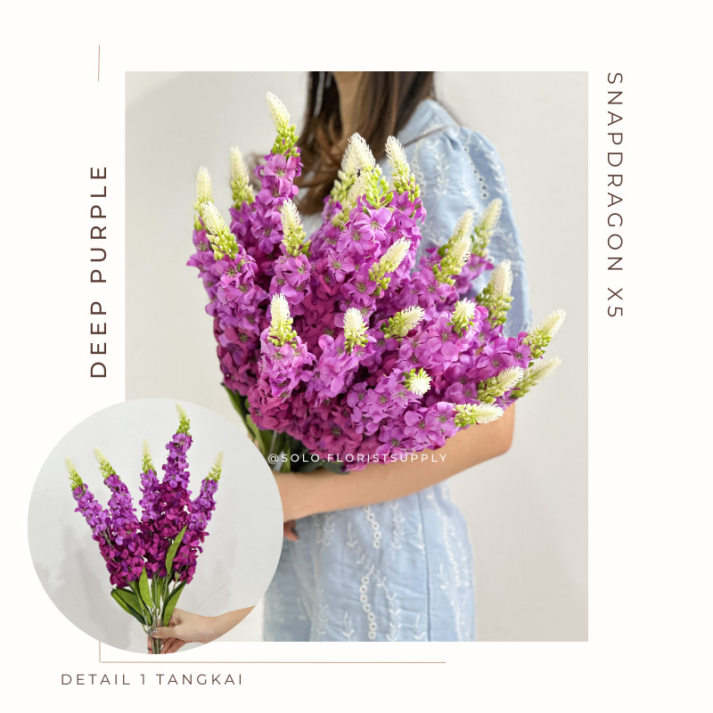 Jual SNAPDRAGON X5 dan X3 ARTIFICIAL FLOWER HYACINT BUNGA PALSU ...