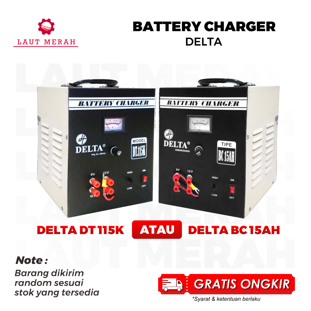 Jual Battery Charger Delta DT 115 K / BC 15 AH Cas ACCU | Shopee Indonesia