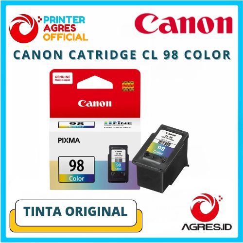 Jual CANON CATRIDGE CL98 | CL-98 | CL 98 | TINTA ORIGINAL | Shopee Indonesia