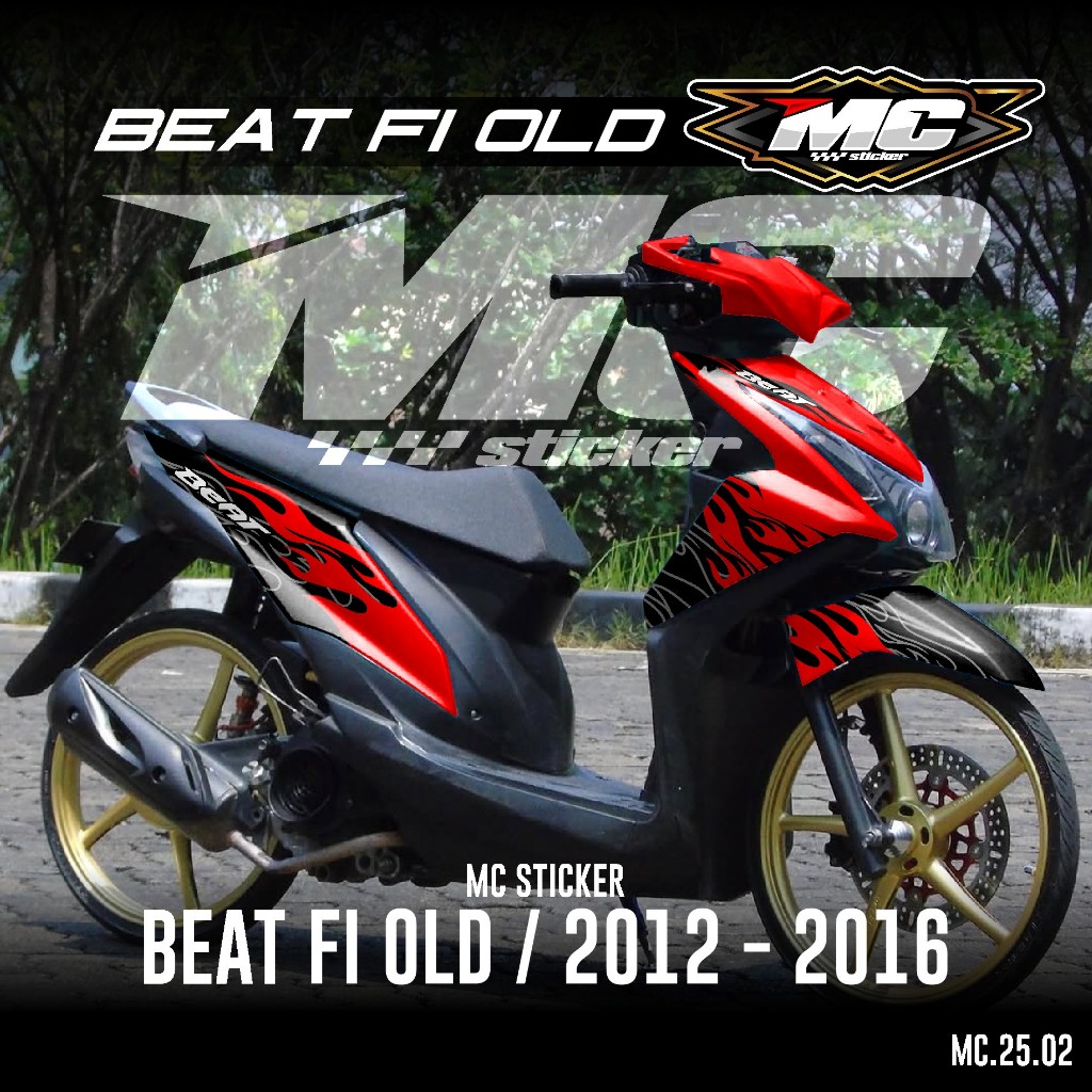 Jual Decal Sticker Honda Beat FI OLD LAMA Full Body Terbaru Stiker ...