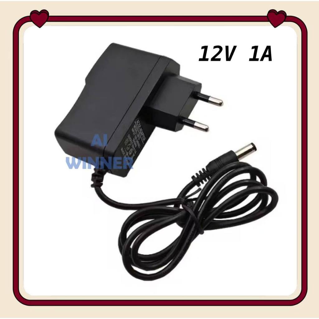 Jual Adaptor 12V 1A Power Adaptor LED CCTV Modem Router 12V1A ampere ...