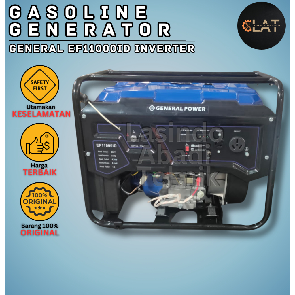 Jual Generator Bensin General EF11000ID 8800watt Inverter Genset ...