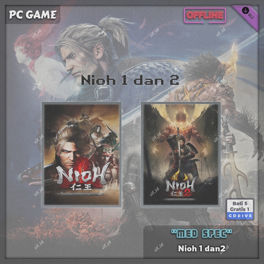 Jual Nioh Complete Edition - Nioh 2 Complete Edition - Dapat 2 Game ...