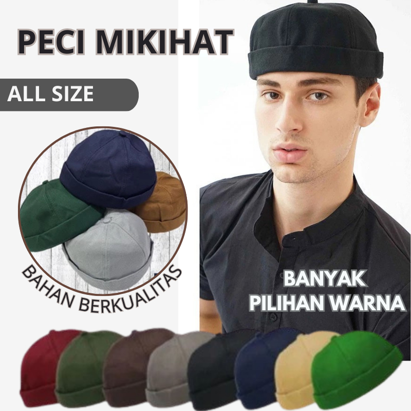 Jual Topi Beanie Peci Kopiah Miki Hat Cap Premium Uas Ustad Abdul Somad ...