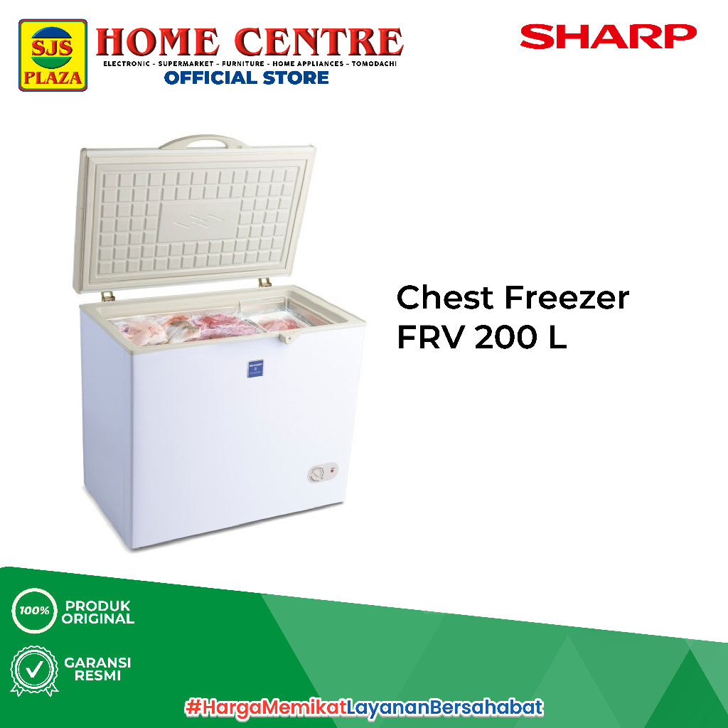 Jual SHARP | Chest Freezer FRV 200 L | Shopee Indonesia
