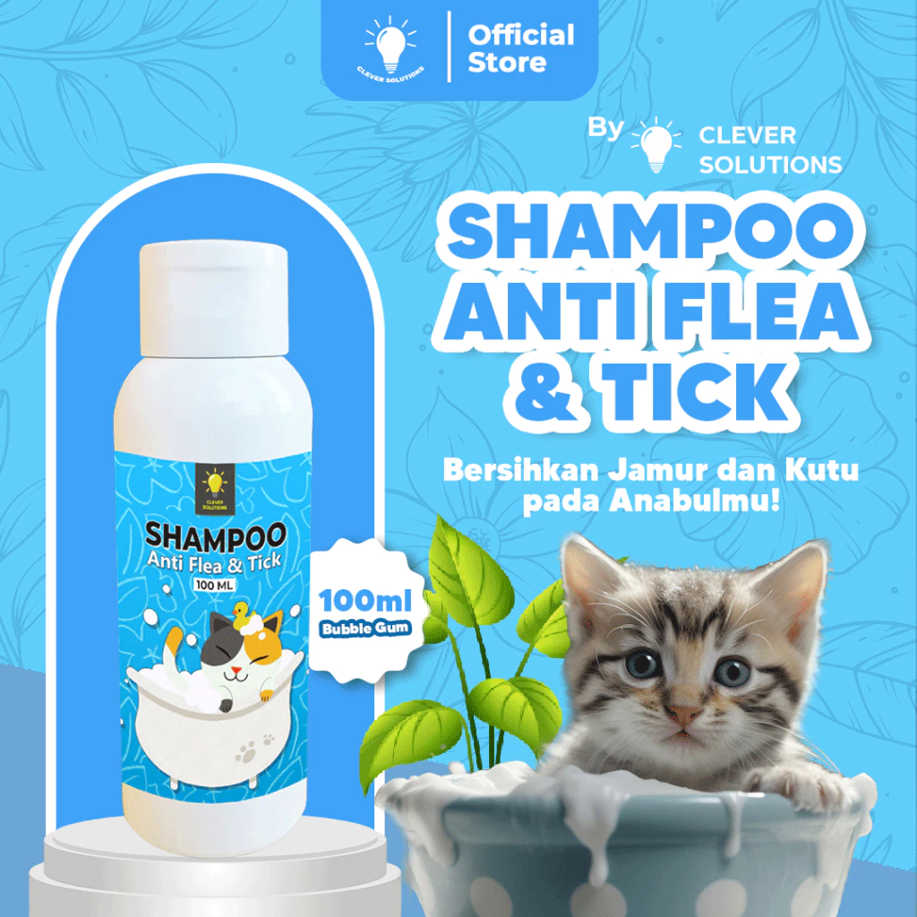 Jual Shampoo Kucing Sampo Kucing Anti Kutu Anti Jamur ANTI FLEA & TICK ...