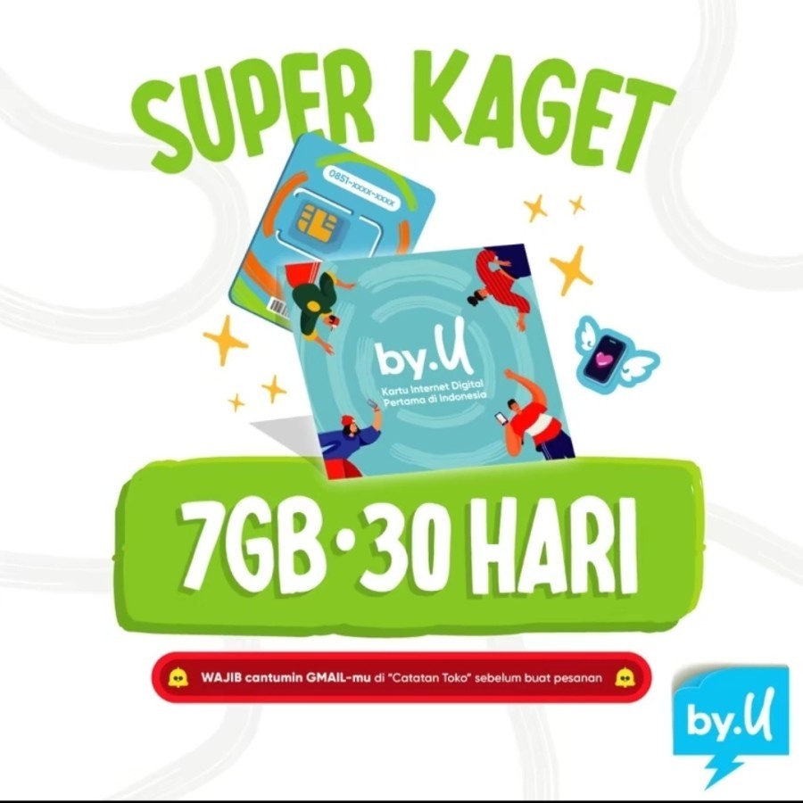 Jual perdana internet by.u legacy | Shopee Indonesia