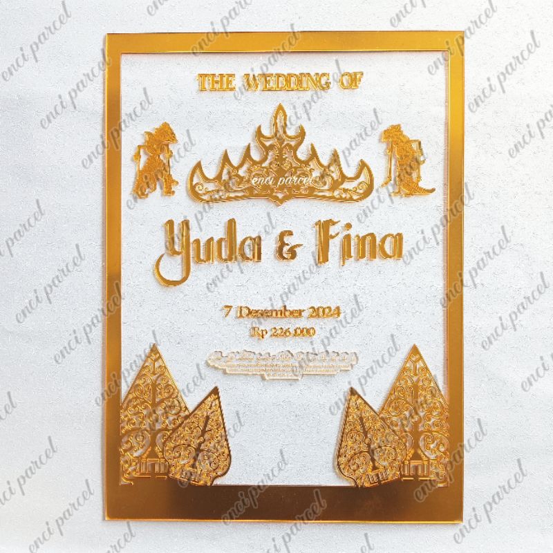 Jual kode 208 set dekorasi accessoris hiasan mahar bentuk gunungan ...