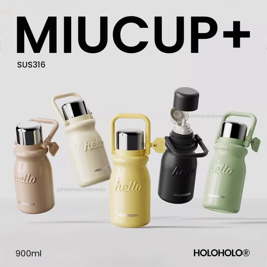 Jual HOLOHOLO Miu Cup+ SUS 316 Insulated 900ML | Shopee Indonesia