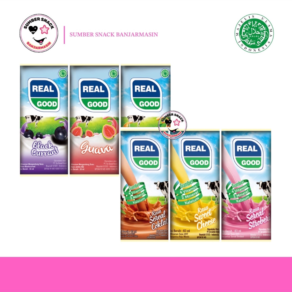 Jual Real Good Susu Bantal (50ml) (6 Varian Rasa) | Shopee Indonesia