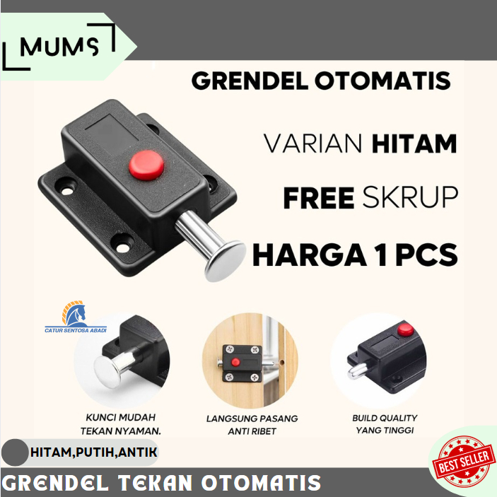 Jual CSA - Grendel Tekan Grendel Otomatis Slot Pintu Otomatis Pencet ...
