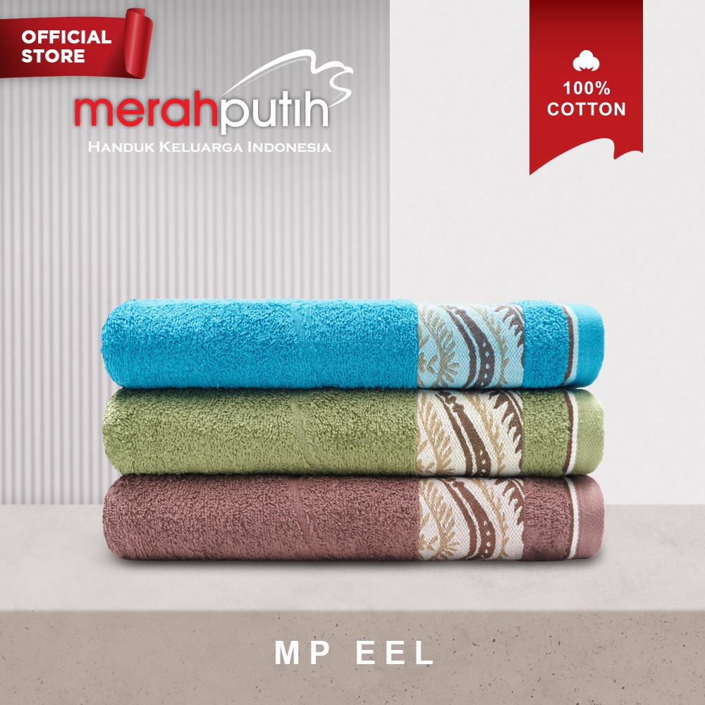Jual Handuk Merah Putih Towel EEL 50 x 100cm / Handuk Mandi / Handuk ...
