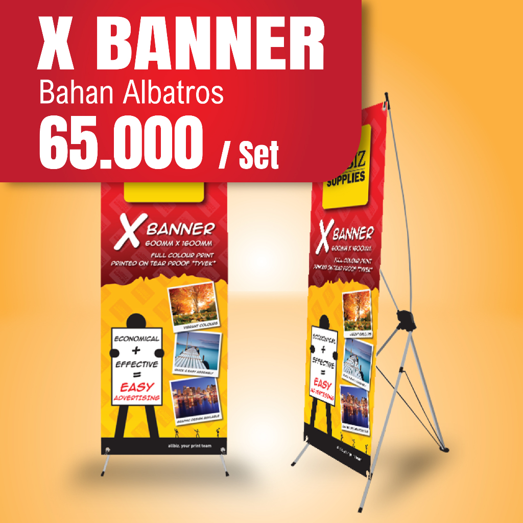 Jual X Banner / Tripod Stand Banner / Rangka Spanduk Standing Poster ...