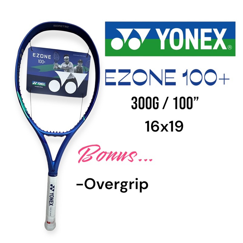 Jual Raket Tenis Yonex Ezone 100+ 2025 Blast Blue 300g 100” / Tennis Racket | Shopee Indonesia
