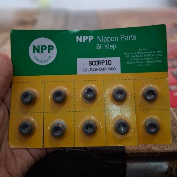 Jual SEAL KLEP SIL KLEP SCORPIO ( ISI 2 PCS ) NPP ORIGINAL | Shopee Indonesia