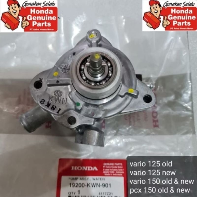 Jual ORIGINAL 19200-KWN-901 Waterpump Water Pump Pompa Air Radiator CLICK 125i PCX 150 Vario 125 ...