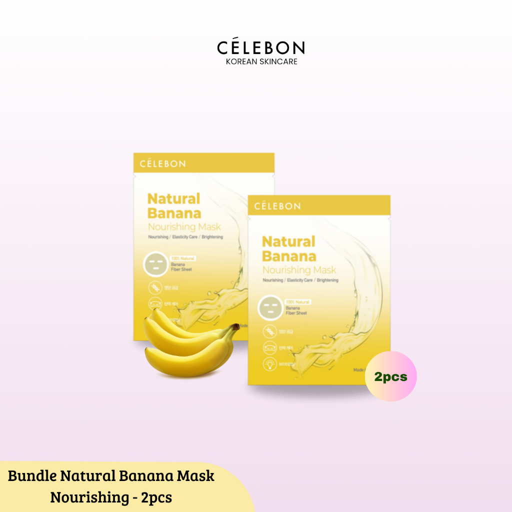 Jual CELEBON - Natural Sheet Mask Bundle (2pcs) | Shopee Indonesia