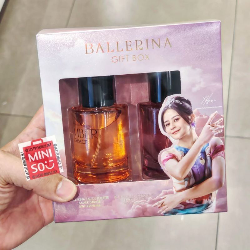 Jual Parfum Eau de Toillete BALLERINA GIFT BOX (AMBER GRACE & PINK ...