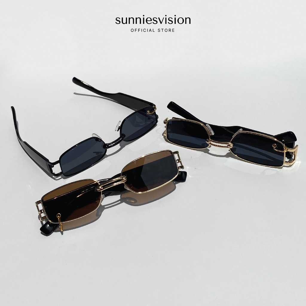 Jual [FREE POUCH] Paris Sunnies Vision - Kacamata Hitam Korea Fashion ...