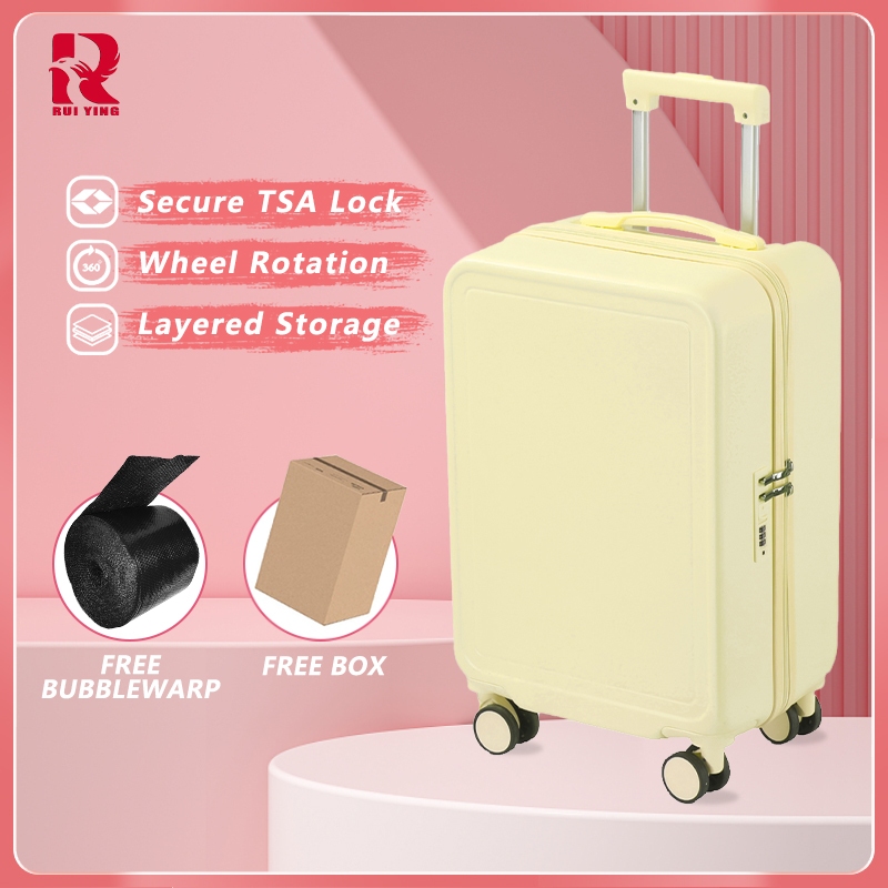 Jual Rui Ying Official Store koper A004 Trendi Kekinian Koper Cabin dan ...