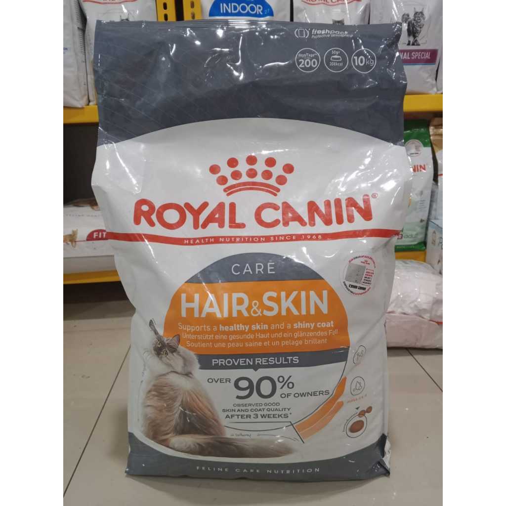 Jual ROYAL CANIN HAIR AND SKIN CARE 10KG FRASHPACK / CAT FOOD RC HAIR ...