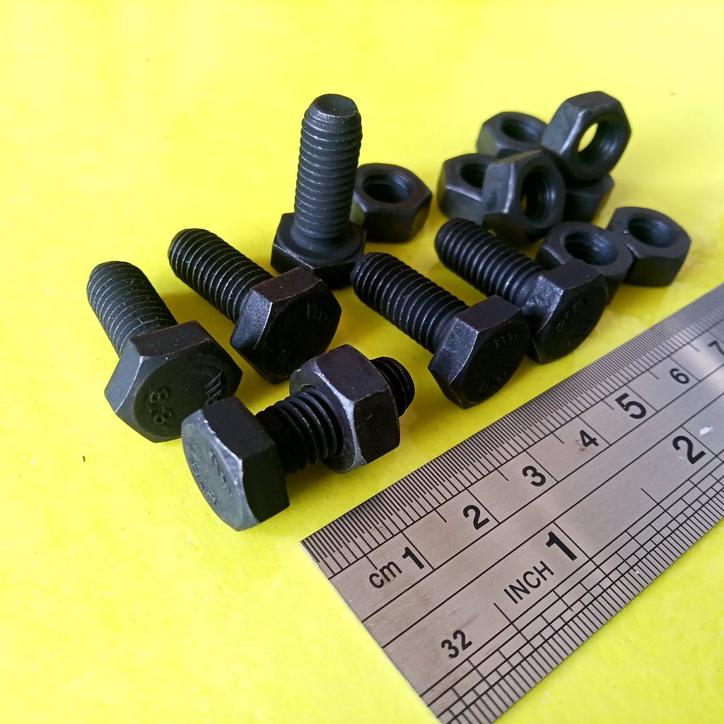 Jual BAUT BAJA HTB 8.8 M8 X 20 FULL DRAT / BAUT 13 KUNCI 13 / BAUD FULL DRAT 13 / BAUT BAJA M8 X ...