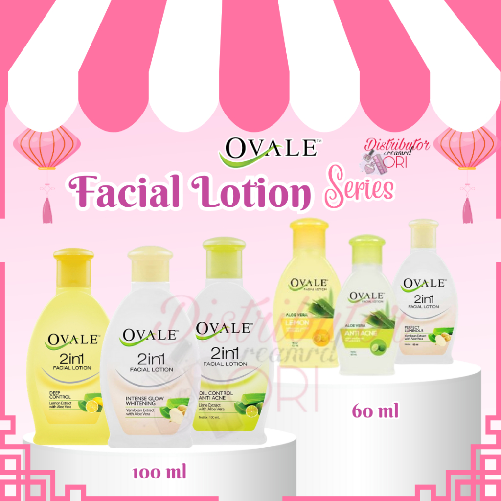 Jual Ovale Facial Lotion Pembersih Wajah Sekali Usap bengkoang Anti ...