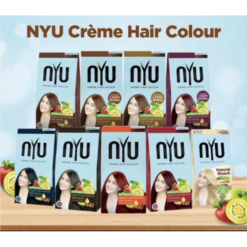 Jual nyu hair color/semir rambut | Shopee Indonesia