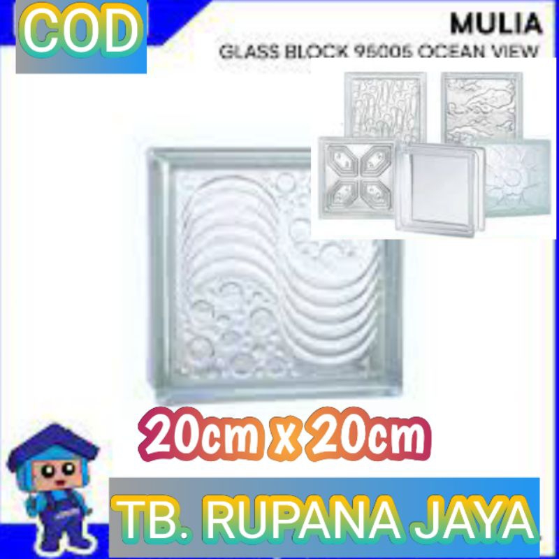 Jual Glass Block Diamond 20cm x 20cm (190x190x95mm) | Shopee Indonesia