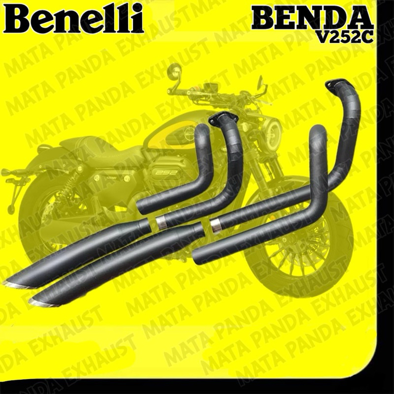 Jual Knalpot Benelli Keeway Benda V252C Big Radius | Shopee Indonesia