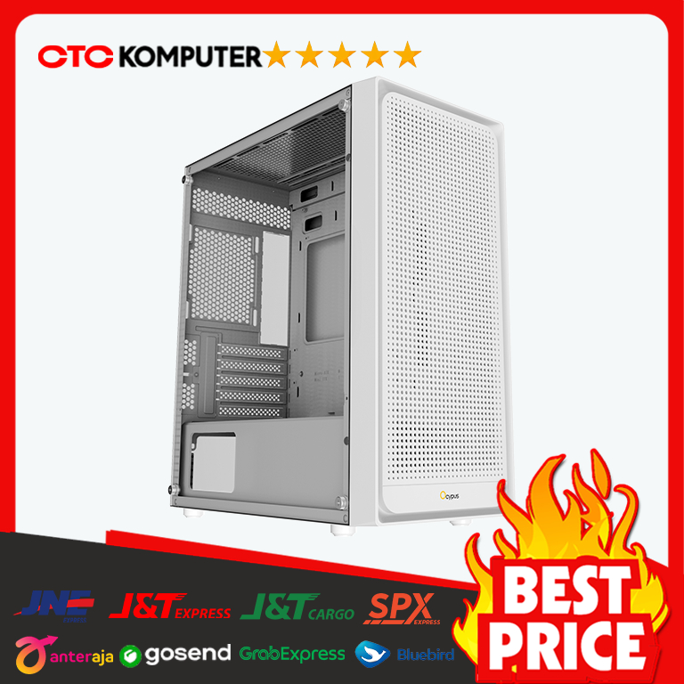 Jual Case Ocypus Gamma C50 WH [M-ATX/ITX] | Shopee Indonesia