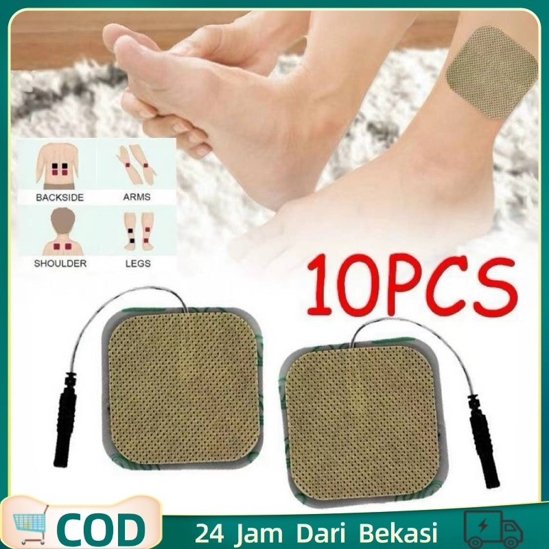 Jual 10pcs Pad Tens Fisioterapi Pad Elektroda Tens 5*5cm Electrode Tens ...