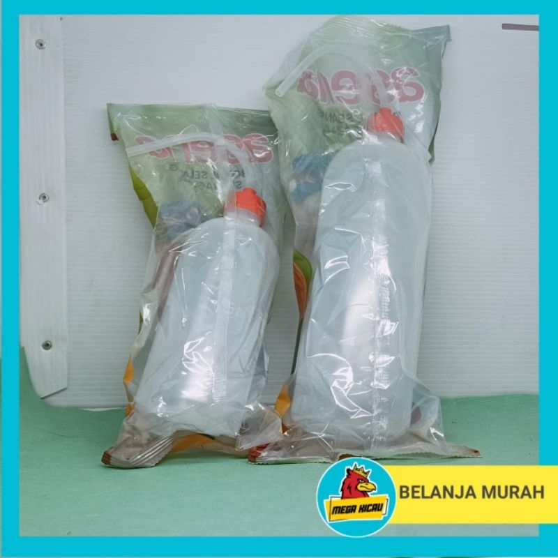 Jual botol selang asena isi ulang tempat air minum burung | Shopee ...