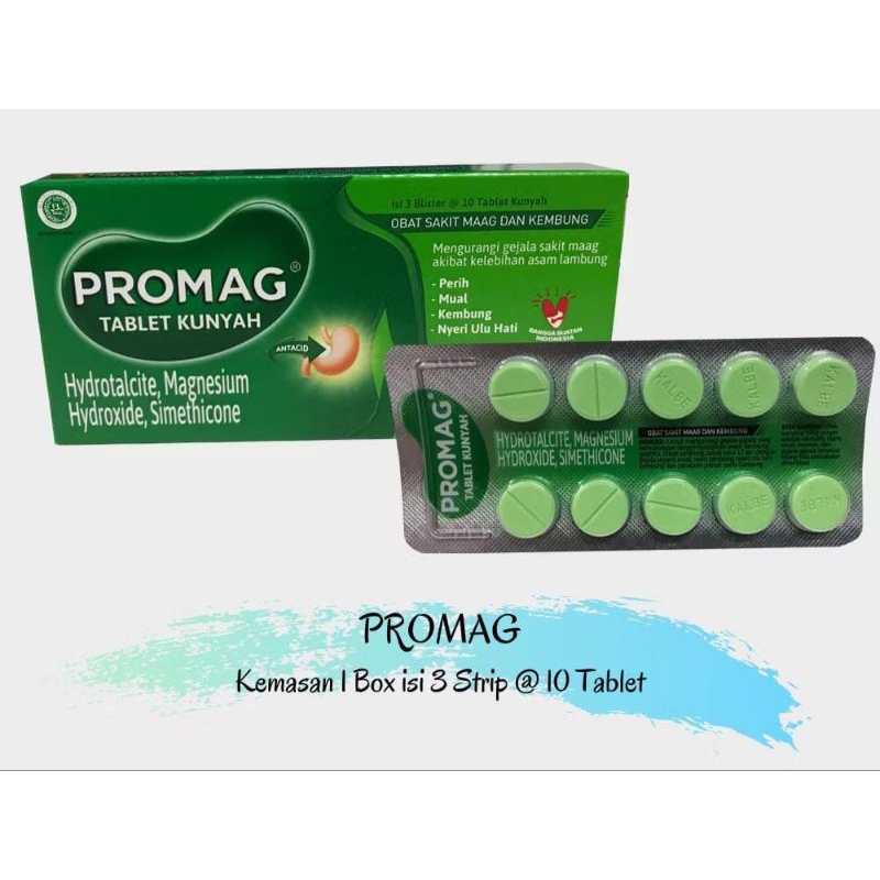 Jual PROMAG TABLET 1DUS ISI 3STRIP | Shopee Indonesia