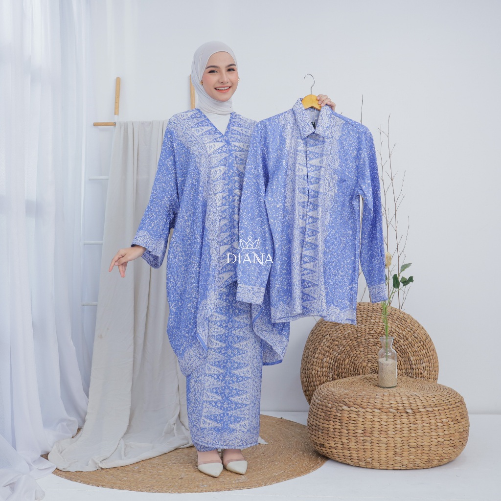 Jual COUPLE SET JUPRI BLOUSE SERIES by Diana Batik Trusmi-set Couple Kondangan | Shopee Indonesia