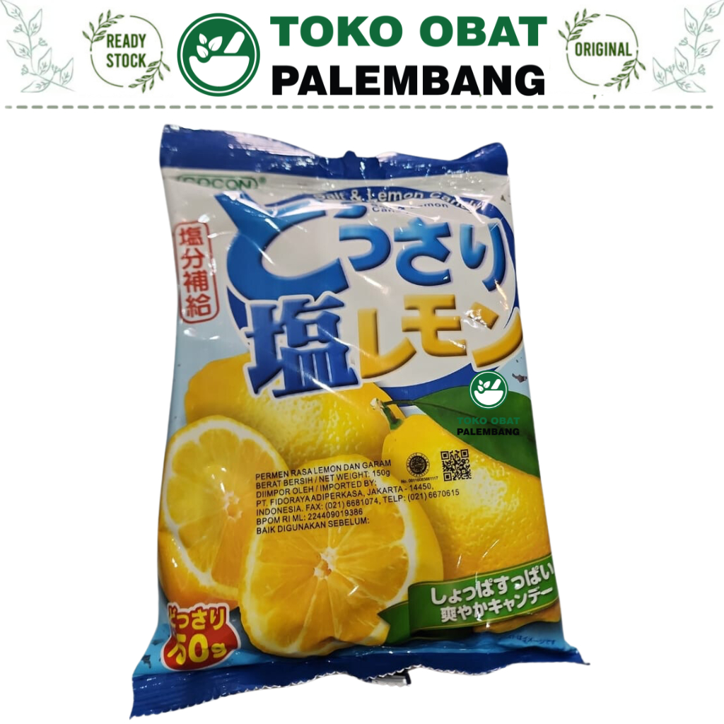 Jual PERMEN COCON SALT LEMON 150GRAM PERMEN RASA LEMON DAN GARAM ...