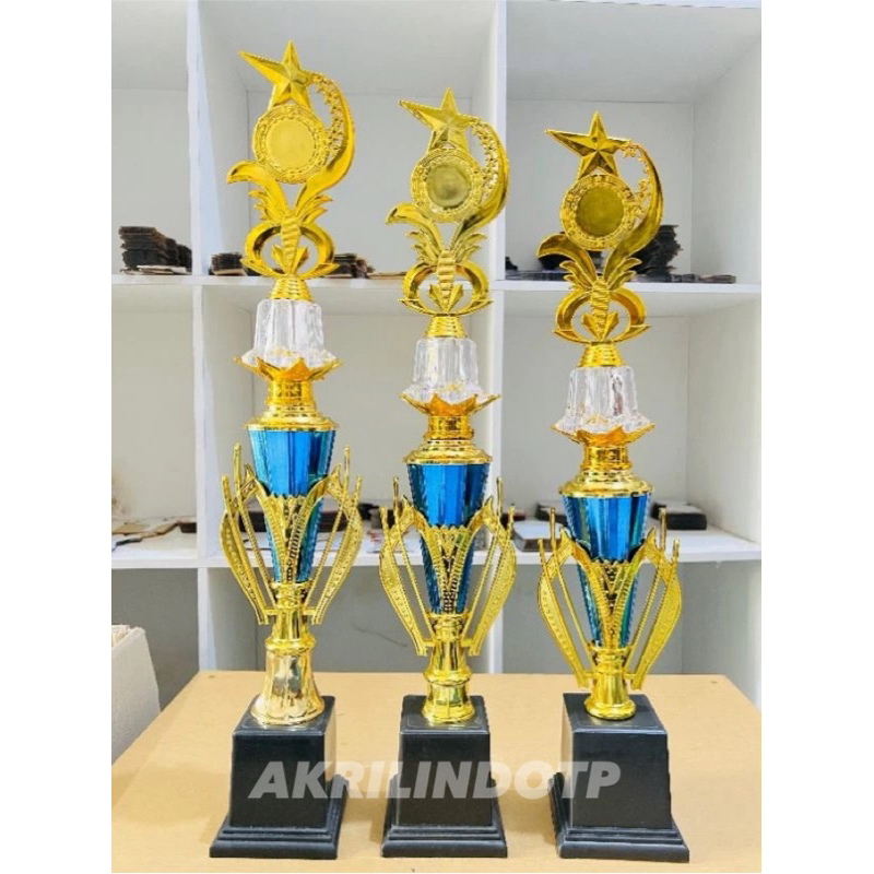 Jual PIALA 1 set SATU SET JUARA 1-3 Model Oslo Cup besar cup kaca ...