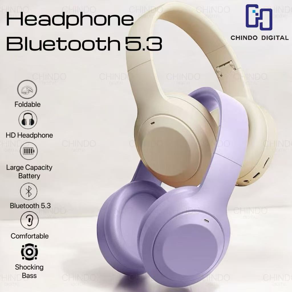 Jual [COD] L500 Headphone Wireless Foldable Bluetooth L500 5.3 HiFi ...