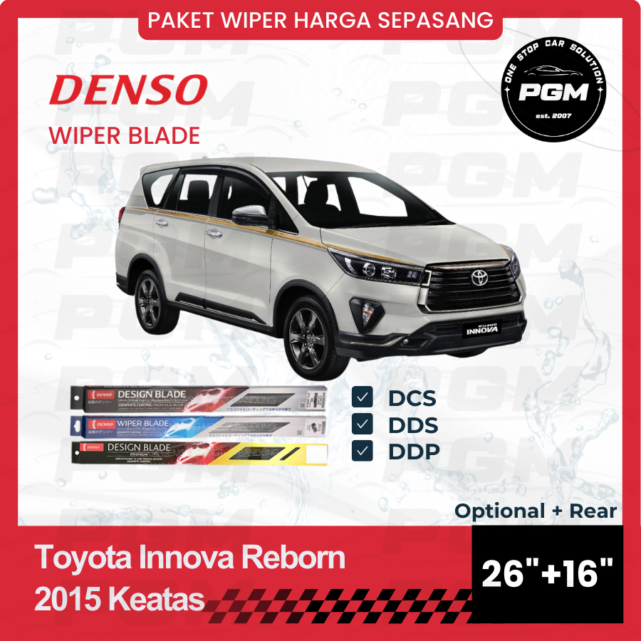 Jual Wiper Depan Innova Reborn Denso 26"+16" (2pcs) | Shopee Indonesia
