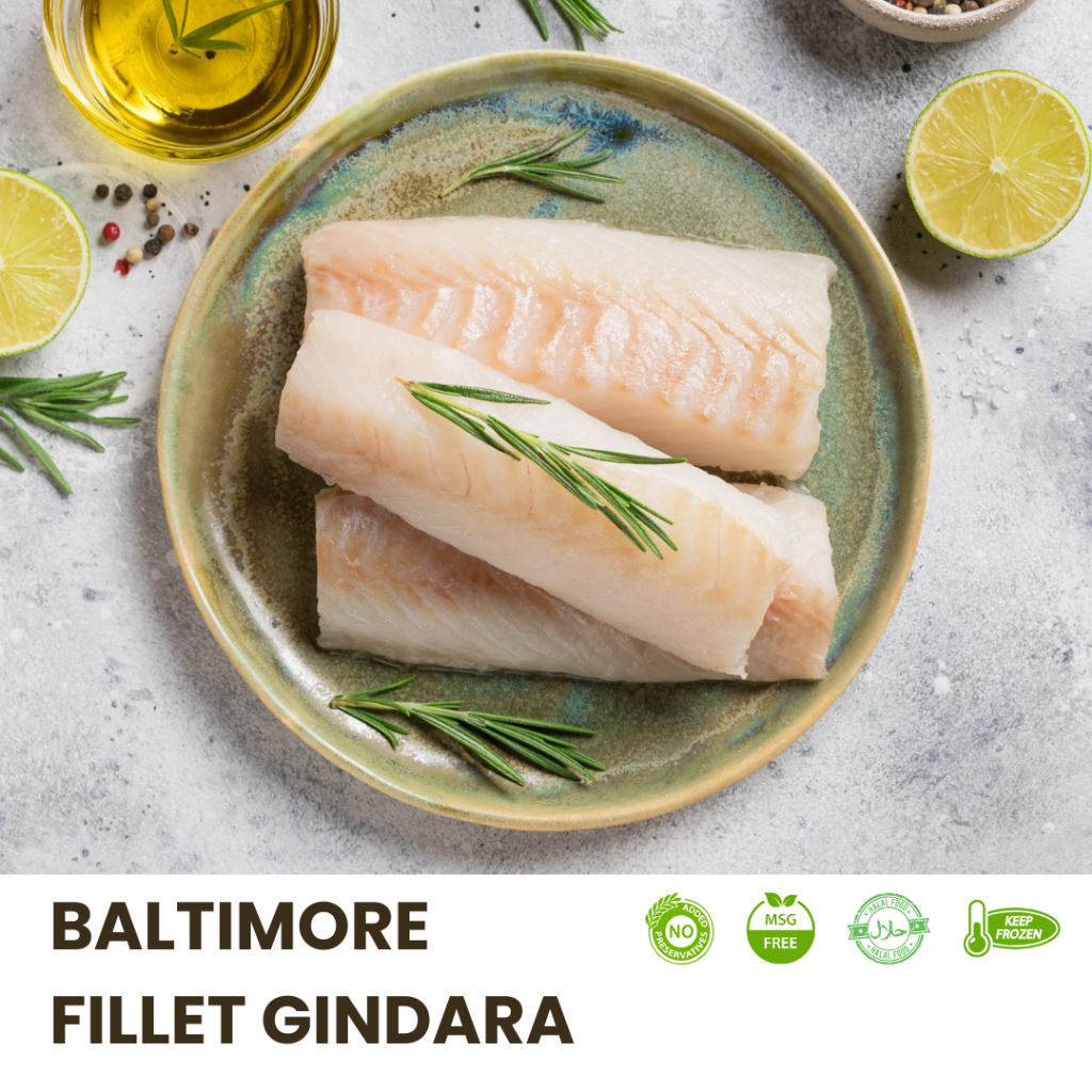 Jual FILLET GINDARA PREMIUM 1 kg tanpa Glazing , vacuum, Fav RESTO ...