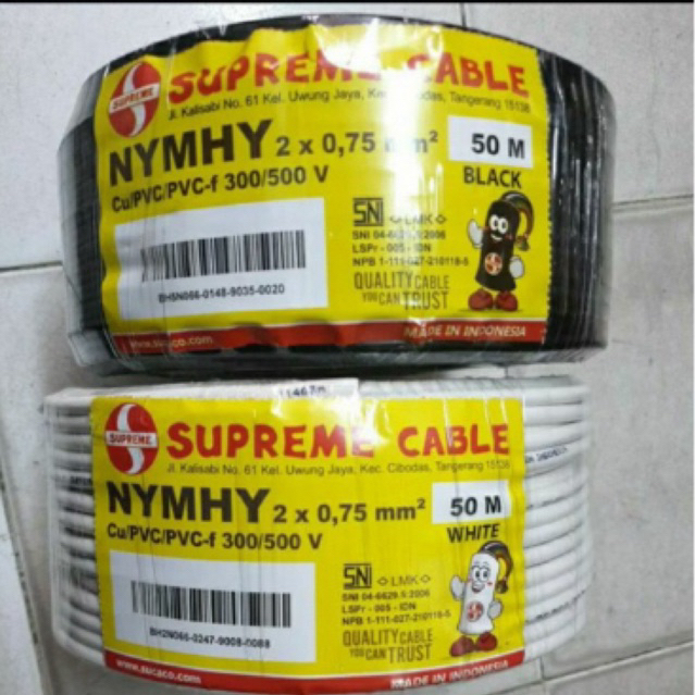 Jual Kabel Serabut Supreme 2x0.75 | Shopee Indonesia