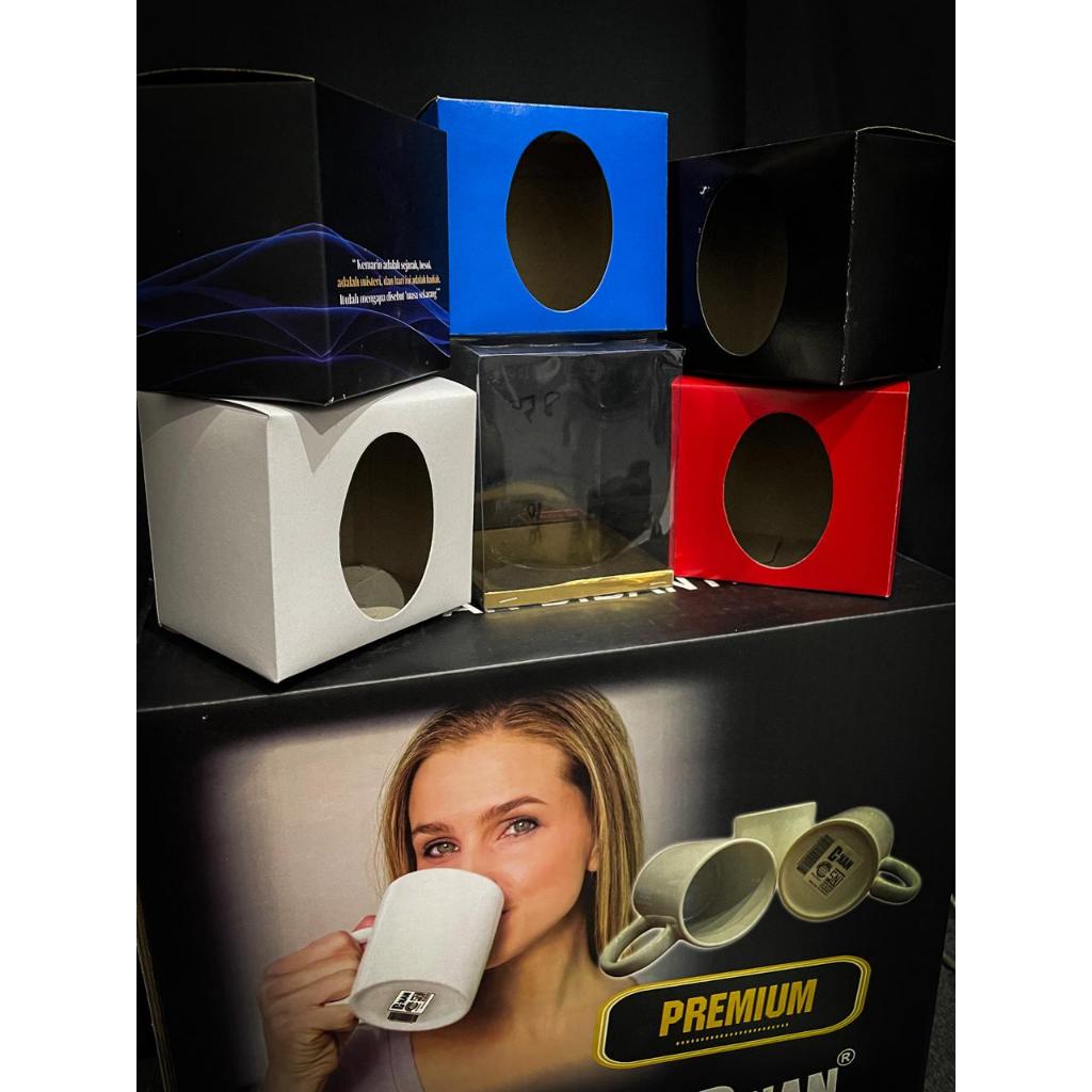 Jual Dus Mug Box Packing Mug Warna Putih Polos dan berbagai varian ...