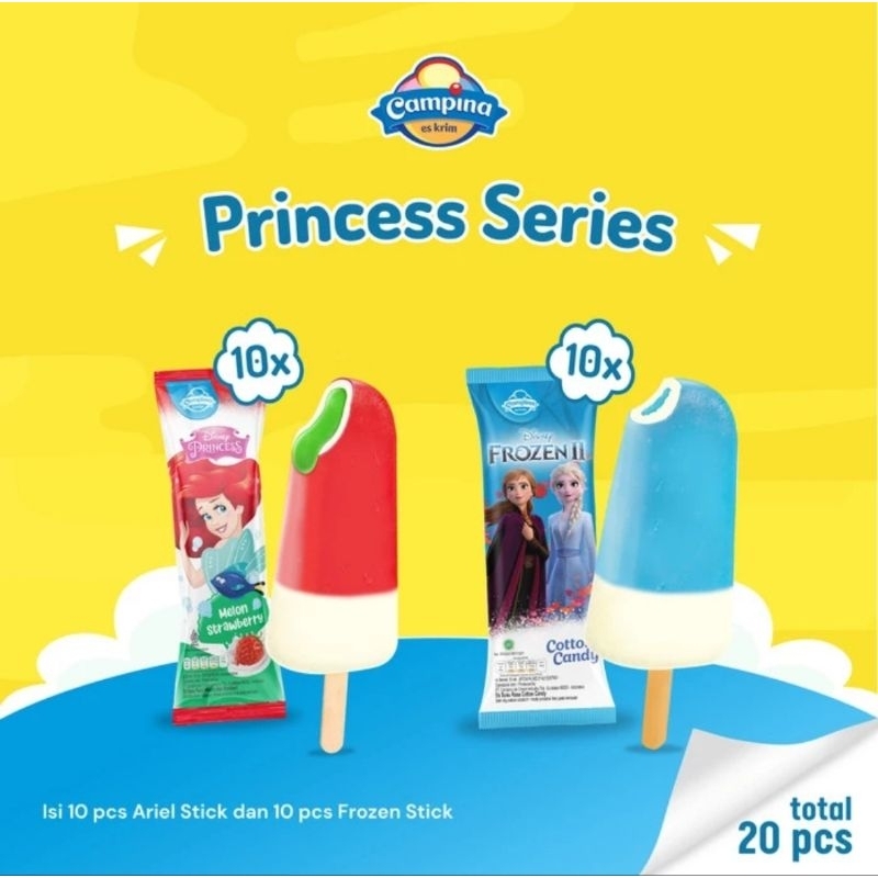 Jual Campina Ice Cream Princess series 20 pcs | Shopee Indonesia