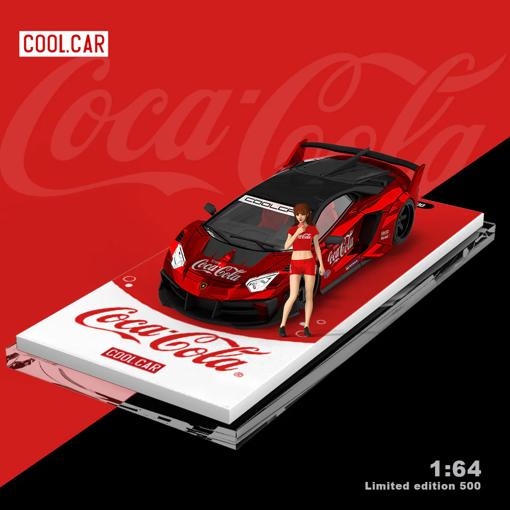 Jual CC643822-1 - Cool Car 1/64 Lamborghini Aventador GTEVO Coca Cola ...