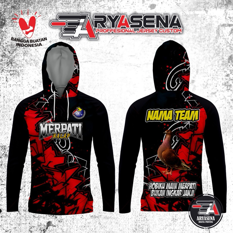 Jual jersey merpati balap custom desain | Shopee Indonesia
