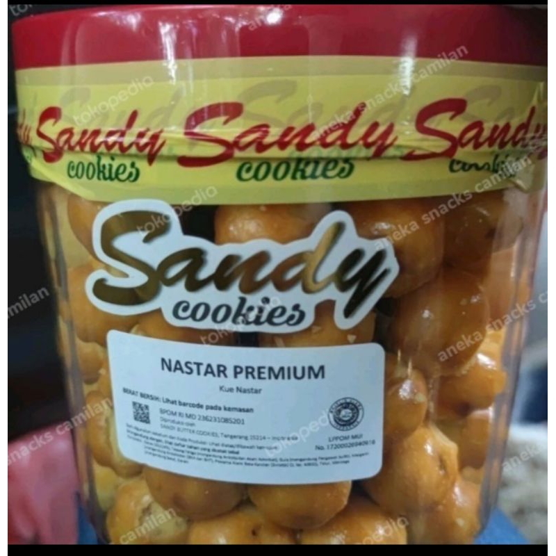 Jual Sandy cookies Nastar Premium Toples | Shopee Indonesia