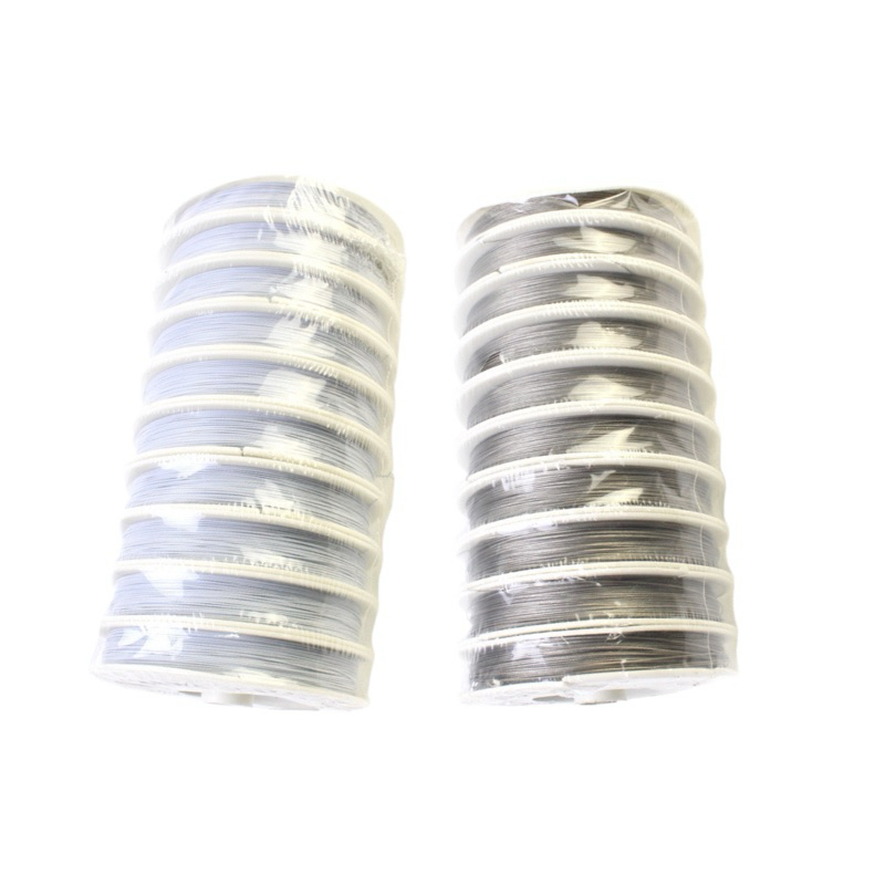 Jual (min CO 30ribu) string cable 100meter SILVER & PUTIH uk 0.38 0.45 ...