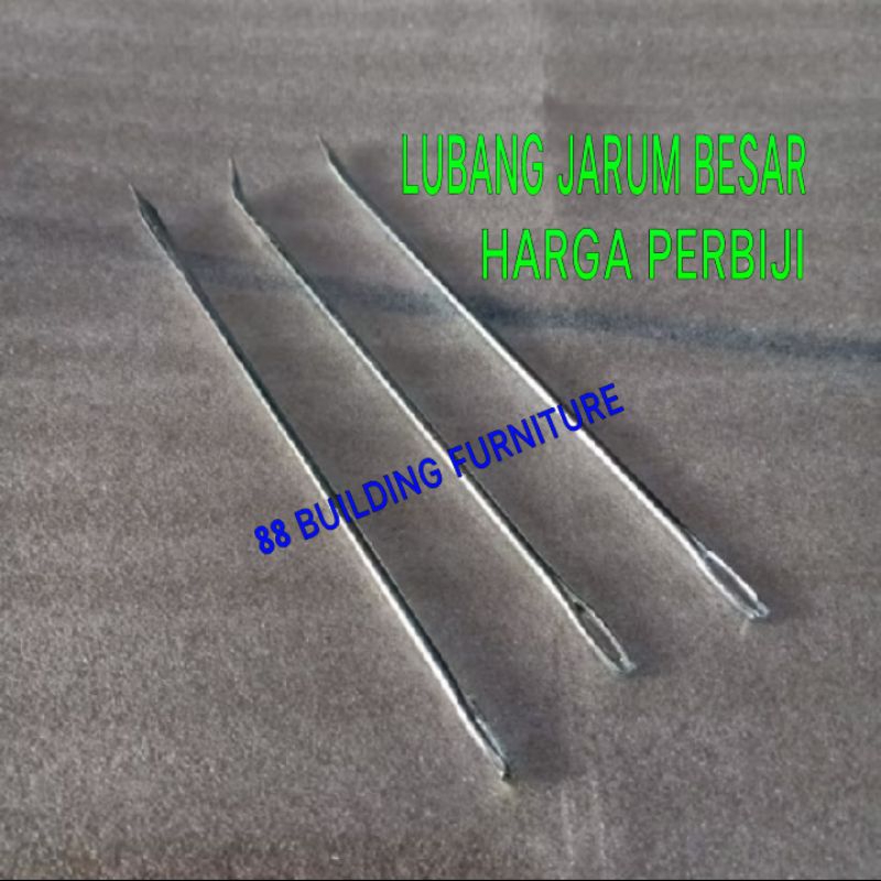 Jual JARUM KARUNG PUTIH 6" inch LUBANG BESAR / JARUM JAHIT GONI TERPAL ...